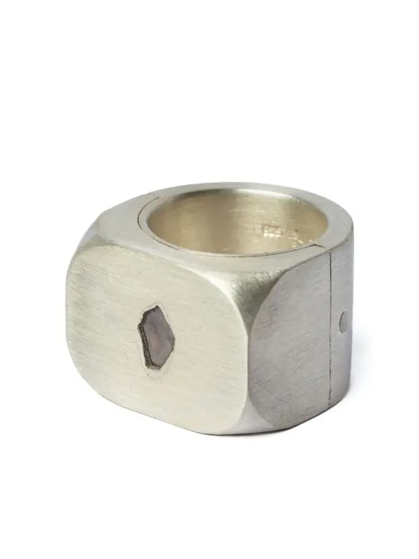 PARTS OF FOUR Sistema Sterling Diamond Ring