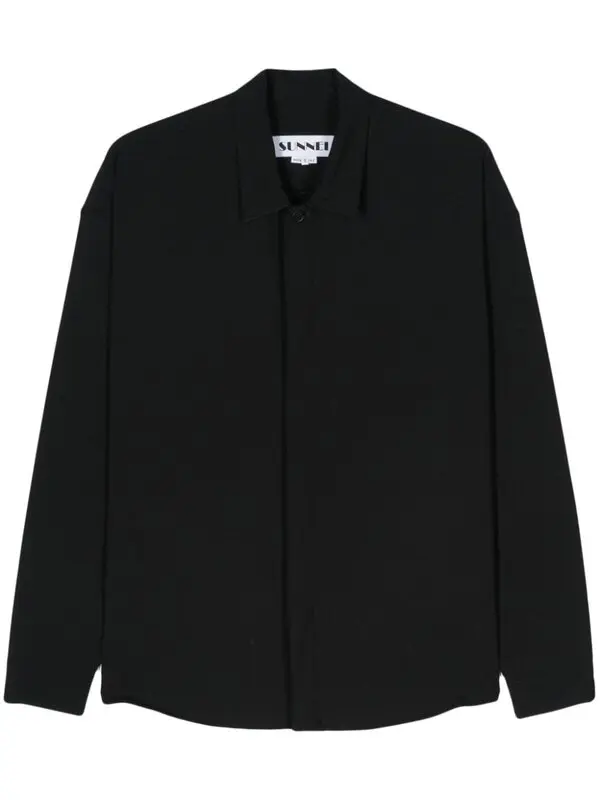 Sunnei Logo-tag Knitted Shirt