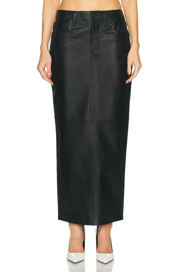 Wardrobe.NYC Leather Column Skirt