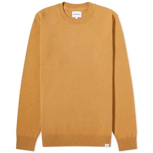 Norse Projects Sigfred Merino Lambswool Crew Jumper - Camel
