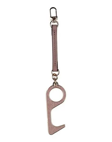 Buy Michael Kors Key Ring Blush Metal, Textile Fibers - Pink At 19% Off ...