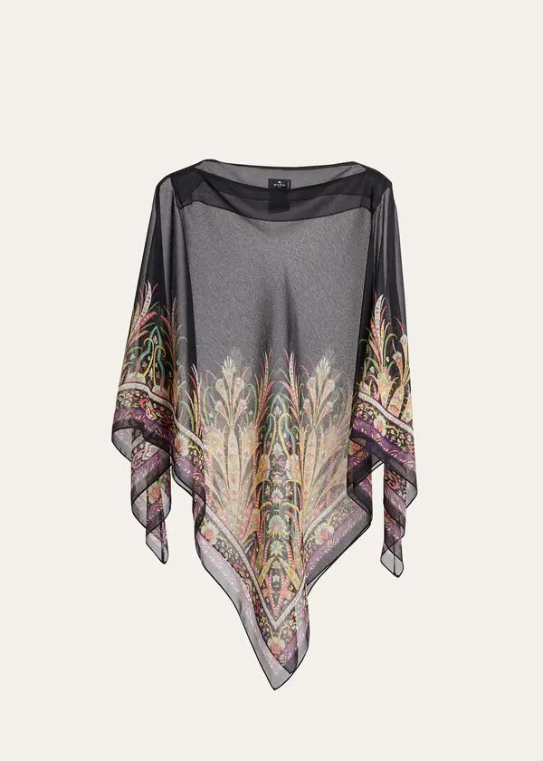 Etro Sheer Patterned Cover-up - X0810 Stampa Fdo | Editorialist