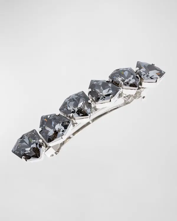 FRANCES STOIA ASSOCIATES Teardrop Crystal Barrette