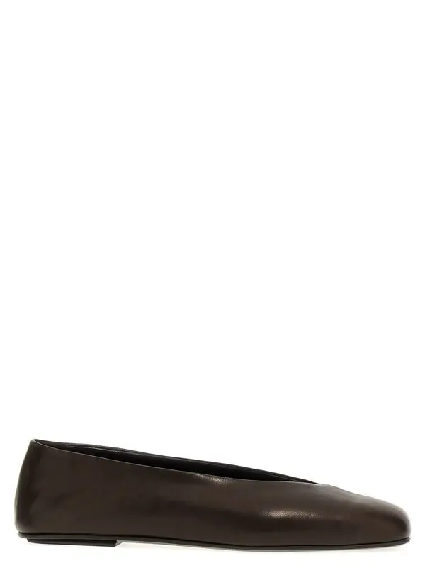 The Row Eva Two' Ballet Flats - Brown - 41% Off | Editorialist