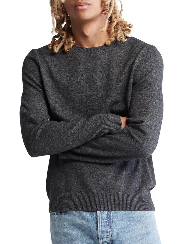 Buy Calvin Klein Wool Crewneck Crewneck Sweater - Multi At 5% Off ...