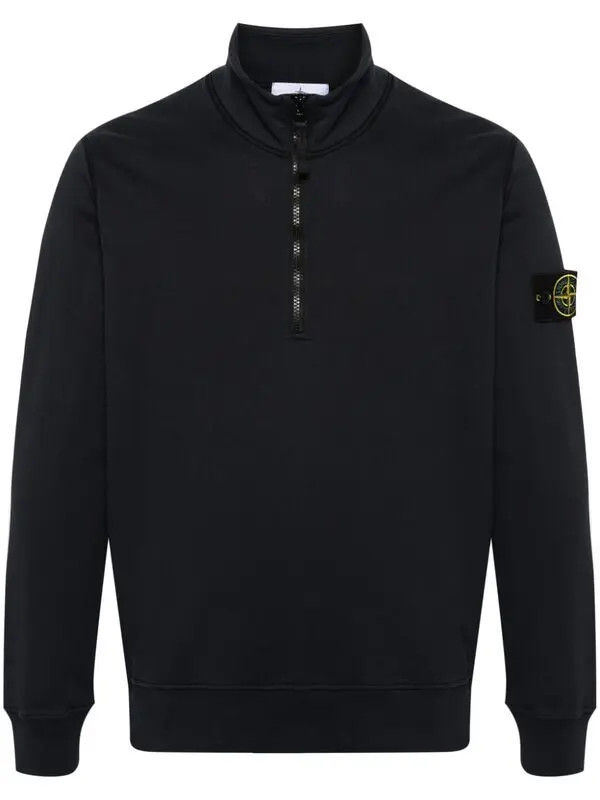 Stone Island Compass Cotton Sweatshirt - Blue