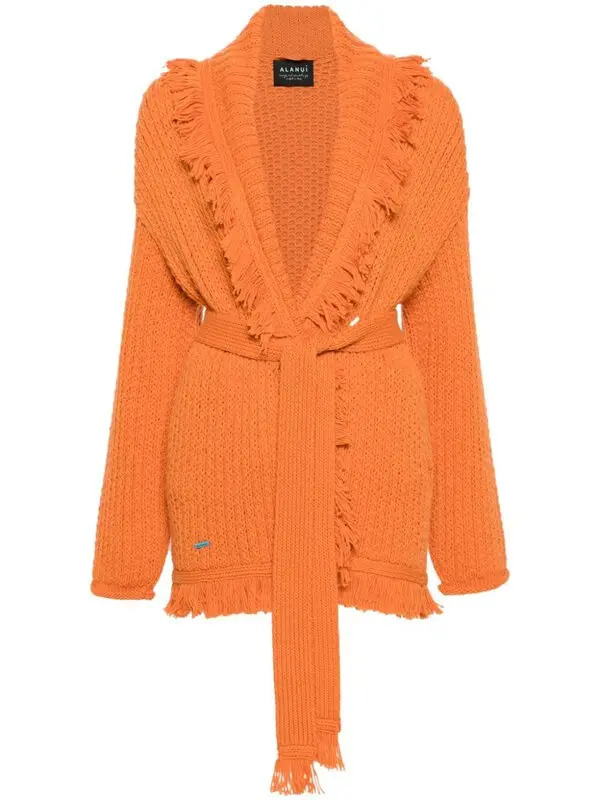 Alanui Fringe-edge Cotton-cashmere Cardigan