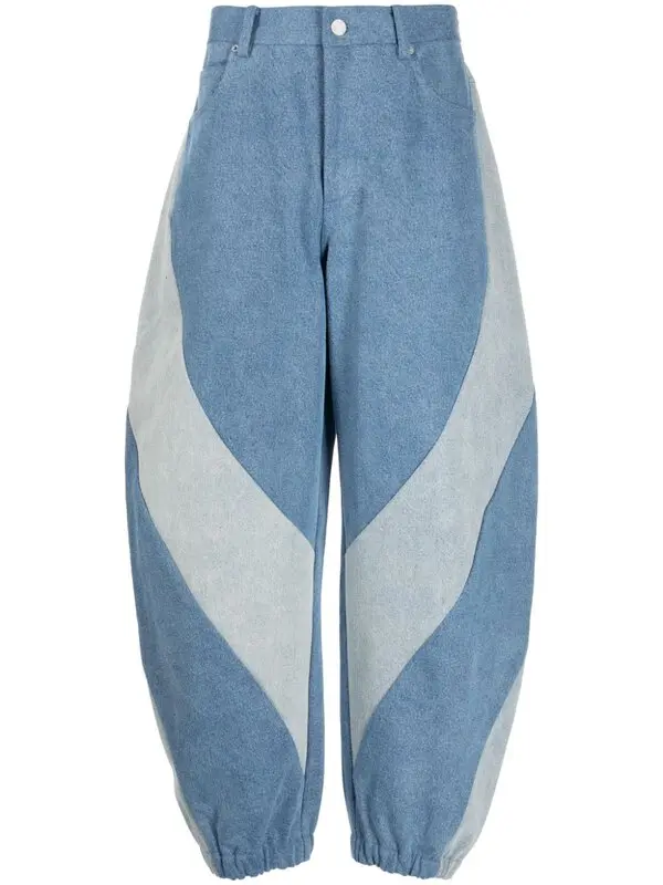 CROQUIS Two-tone Baggy Jeans