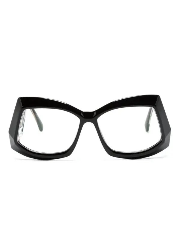 Cazal Geometric Frame Eyeglasses