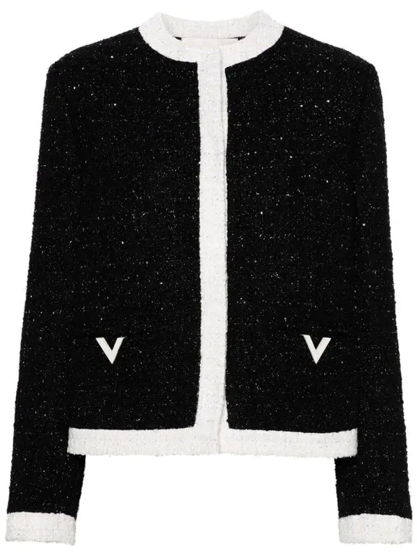 Valentino Garavani Sequinned Glaze Tweed Jacket