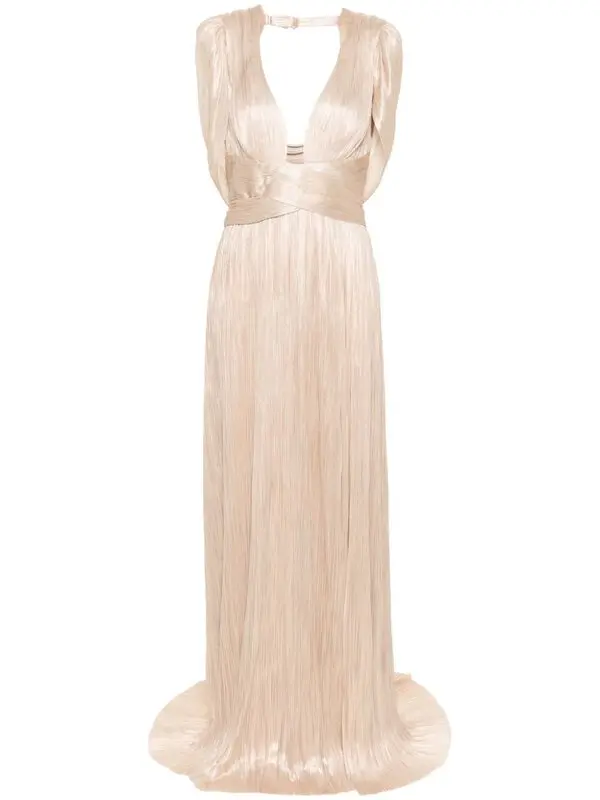 MARIA LUCIA HOHAN Laurel Plissé Gown