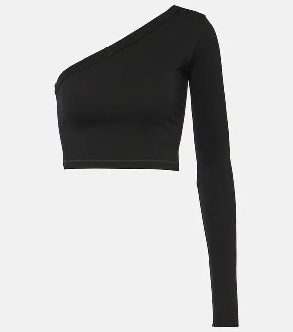 Rick Owens Ziggy One-shoulder Crop Top