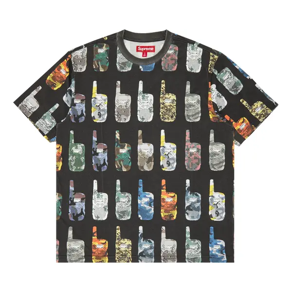 Supreme Walkie Talkie Short-sleeve Top - Black
