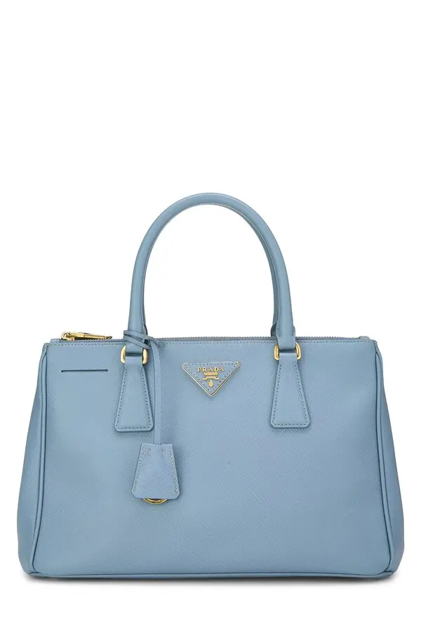 Prada Saffiano Executive Tote Small - Blue