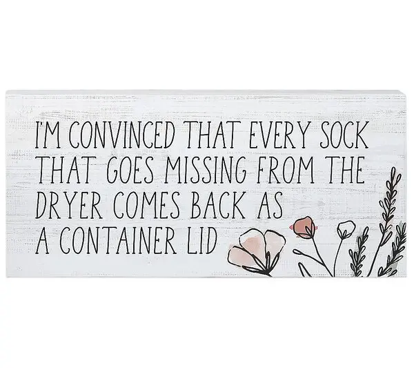 SINCERE SURROUNDINGS 12' Every Sock Missing Ins Ire Board