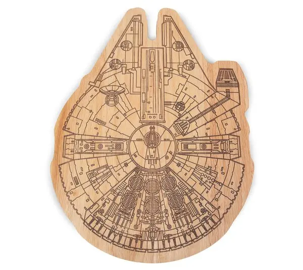 TOSCANA Star Wars Millennium Falcon Serving Cha Rcuterie Board