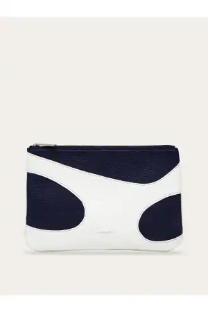 Ferragamo Pouch - White | Editorialist