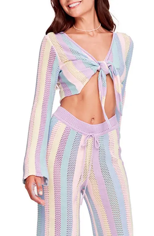 CAPITTANA Paloma Multicolor Cover-up Crop Sweater