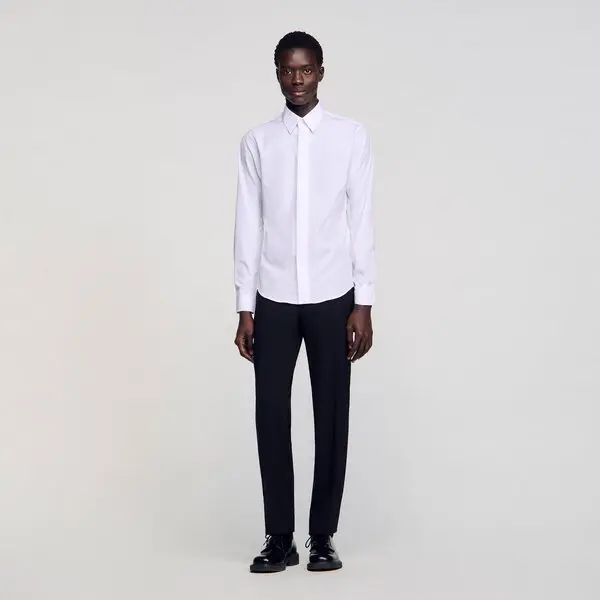Sandro Cotton Shirt - White