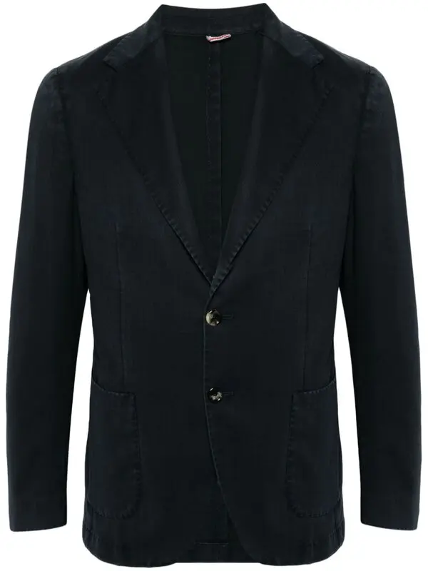 DELL'OGLIO Single-breasted Wool Blazer