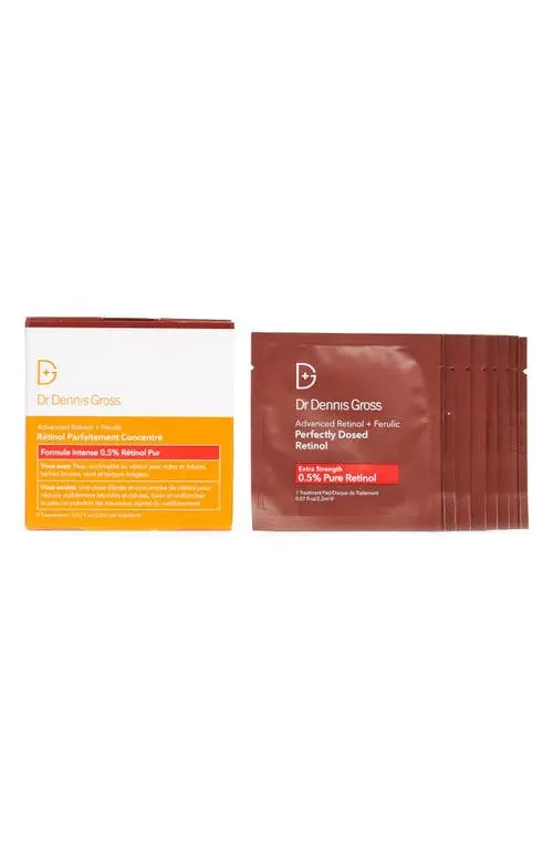 DR. DENNIS GROSS SKINCARE Advanced Retinol + Ferulic Perfectly Dosed Extra Strength 0.5% Treatment Pads - No Color