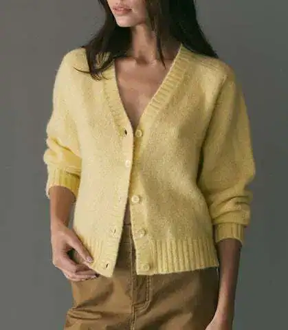DÔEN Merane Cardigan - Dandelion | Editorialist