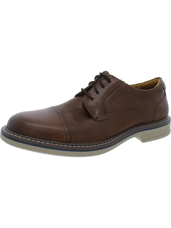 Chaussures Oxford Florsheim Broxton – Pointure 12 D (US) Homme, Cuir Bordeaux, Occasion