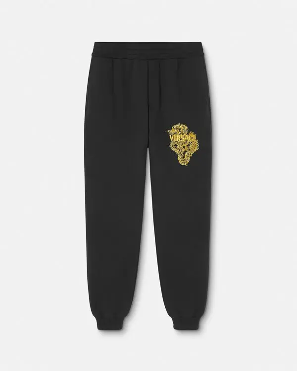 Versace Year Of The Dragon Sweatpants - Black | Editorialist
