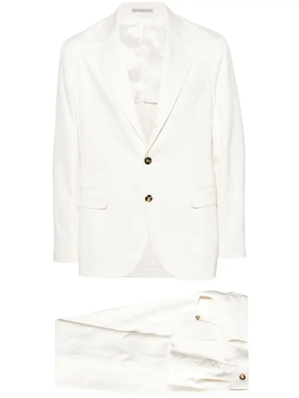 Brunello Cucinelli Single-breasted Silk Suit