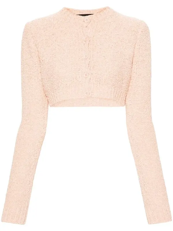 Fabiana Filippi Bouclé Cropped Cardigan