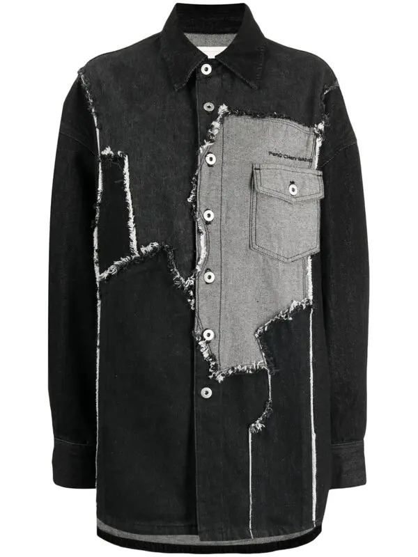 FENG CHEN WANG Oversized Denim Shirt