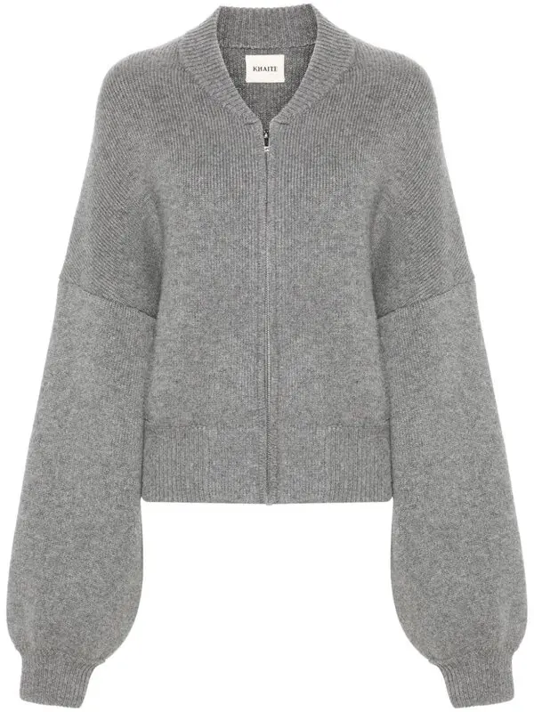 Khaite Rhea Brushed Cashmere Cardigan