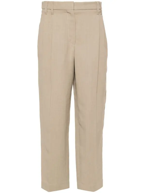 Brunello Cucinelli Cropped Tapered Trousers