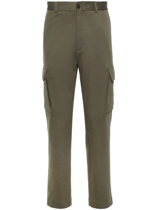 Moncler High-waist Tapered Cargo Trousers