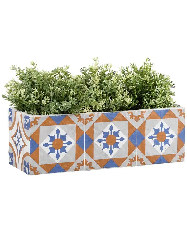 Buy ESSCHERT DESIGN USA Portuguese Tile Balcony Flower Pot - Nocolor At ...