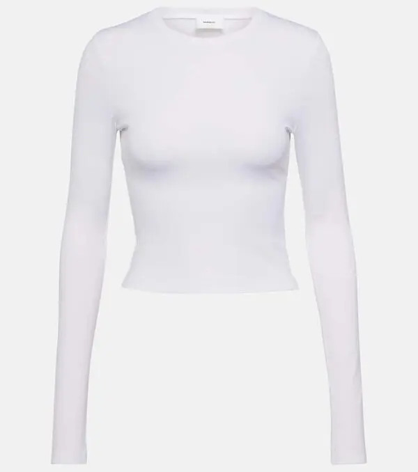Wardrobe.NYC Jersey Top - White
