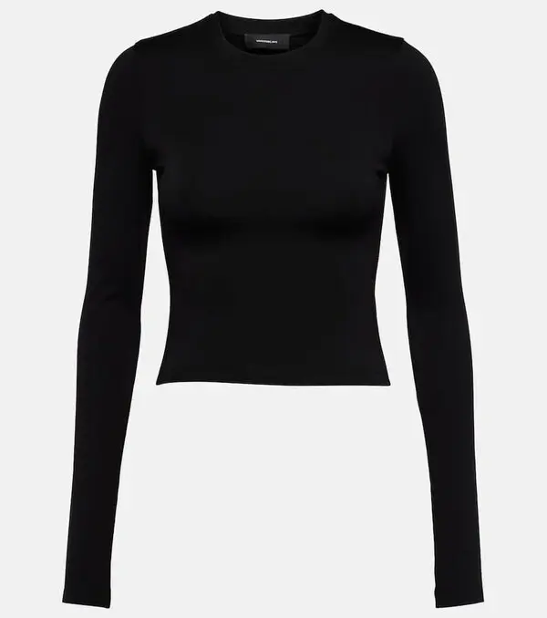 Wardrobe.NYC Jersey Top - Black