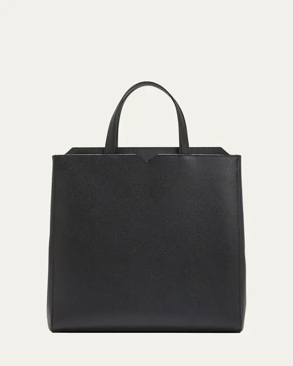 VALEXTRA V-line Tote Bag - Nn Nero
