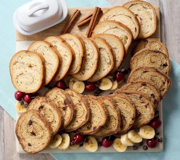 JENNY LEE Loaves Banana Split Cinnamon Swirl Bread