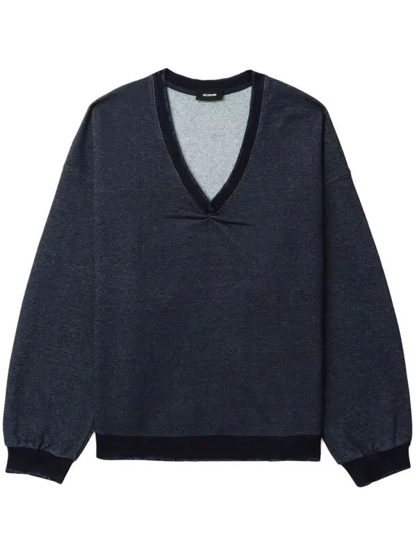 We11Done Ruched Detail Sweatshirt