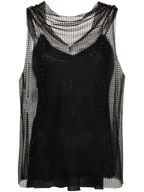 Philosophy Di Lorenzo Serafini Rhinestone-embellished Blouse