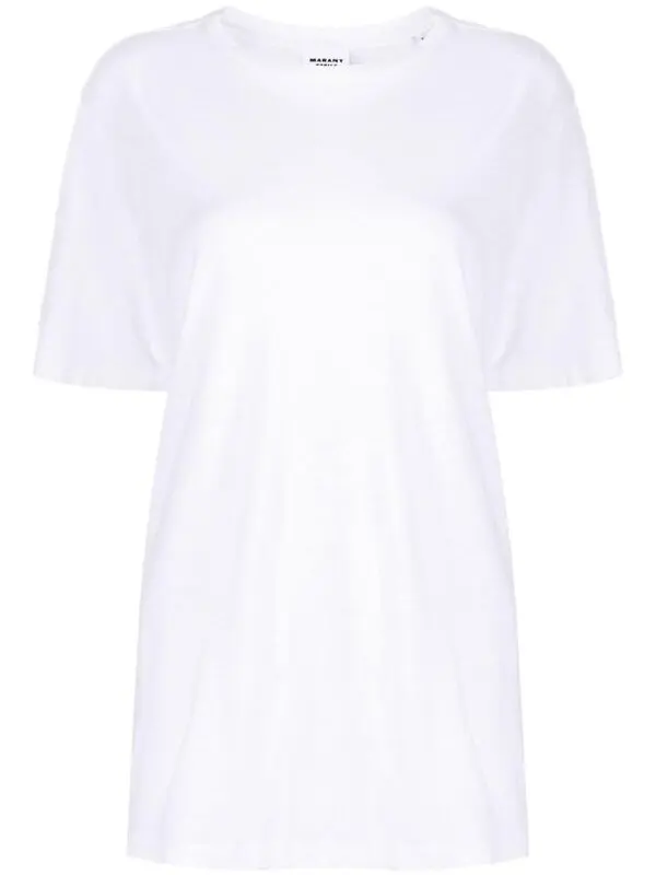 MARANT ETOILE Zewel Linen T-shirt - White