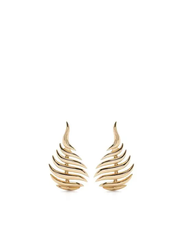 Fernando Jorge 18kt Yellow Flame Earrings