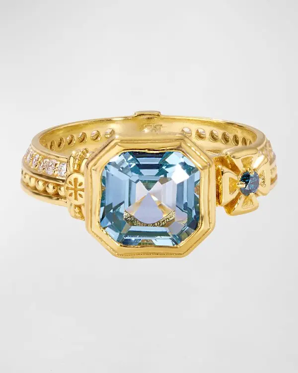 Konstantino Citrine, Pink Sapphire, And Ruby Ring - Multi