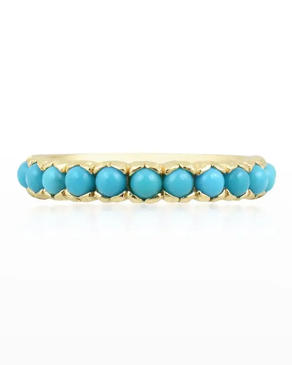 STEVIE WREN 14k Yellow Gold Ring - Turquoise