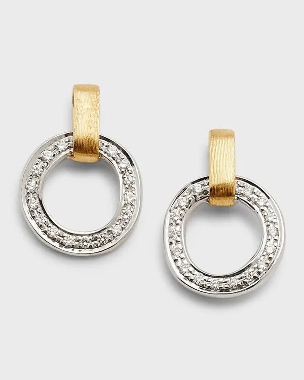 Marco Bicego Jaipur Diamond Stud Earrings - Yellow Gold