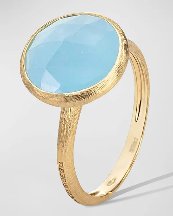Marco Bicego Jaipur Aquamarine Ring - Yellow Gold