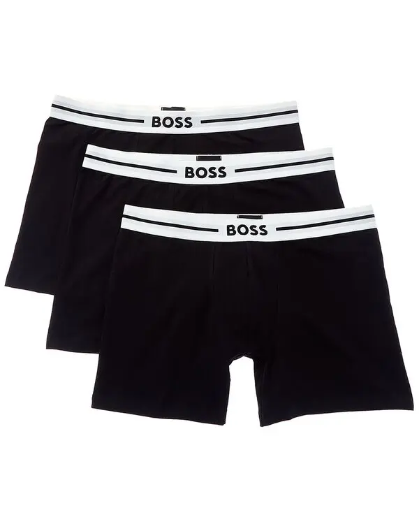 Buy Hugo Boss 3pk Bold Boxer Brief - Black At 42% Off | Editorialist