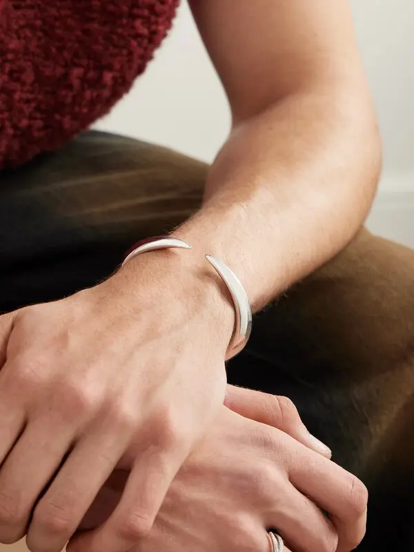 SHAUN LEANE Arc Sterling Bangle - Silver