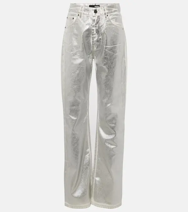 Remain Birger Christensen Straight Leg Jeans - Silver